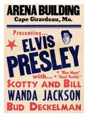 Elvis Presley and Wanda Jackson Poster